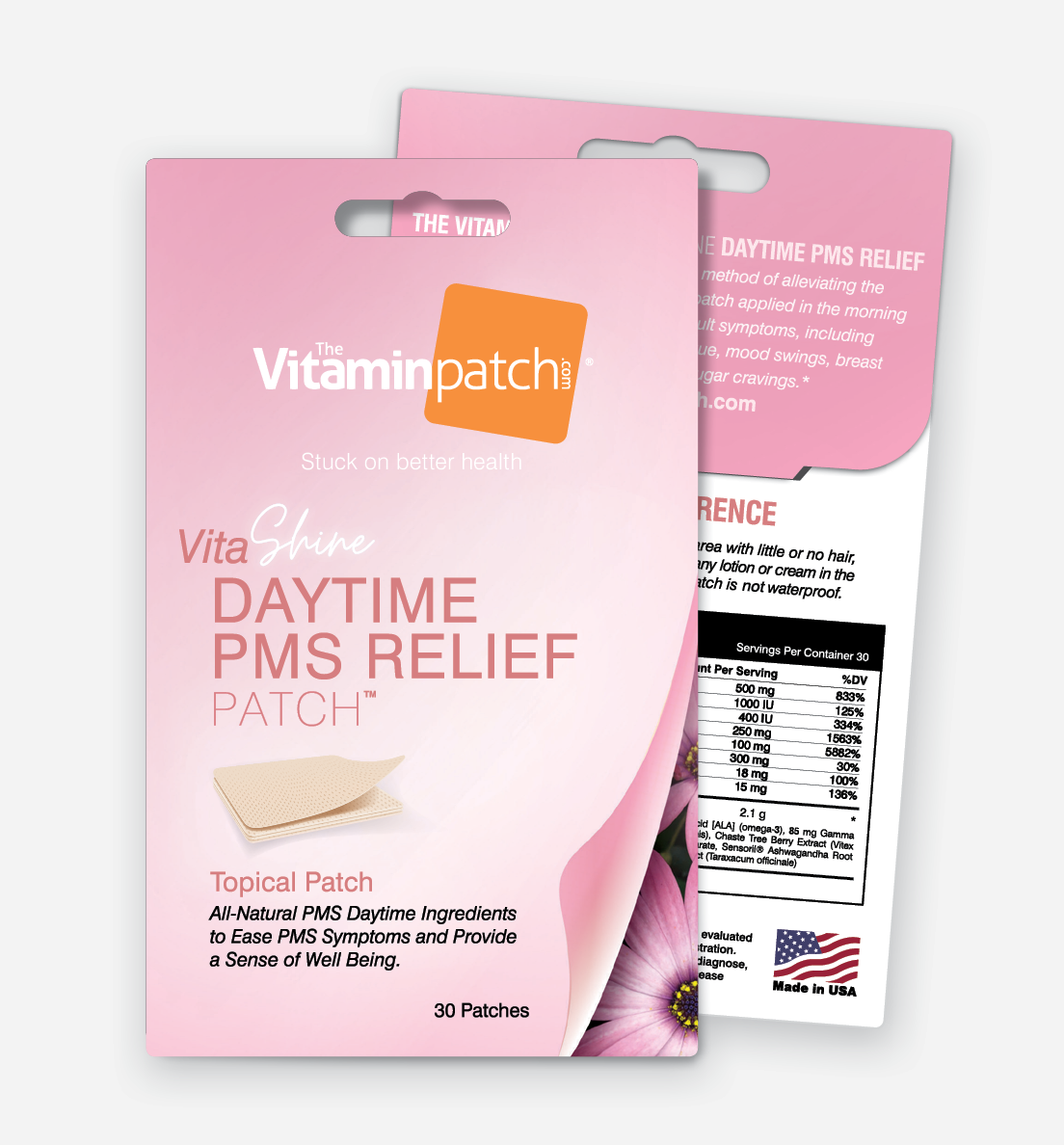 VitaShine Daytime PMS Relief Patch – The Vitamin Patch