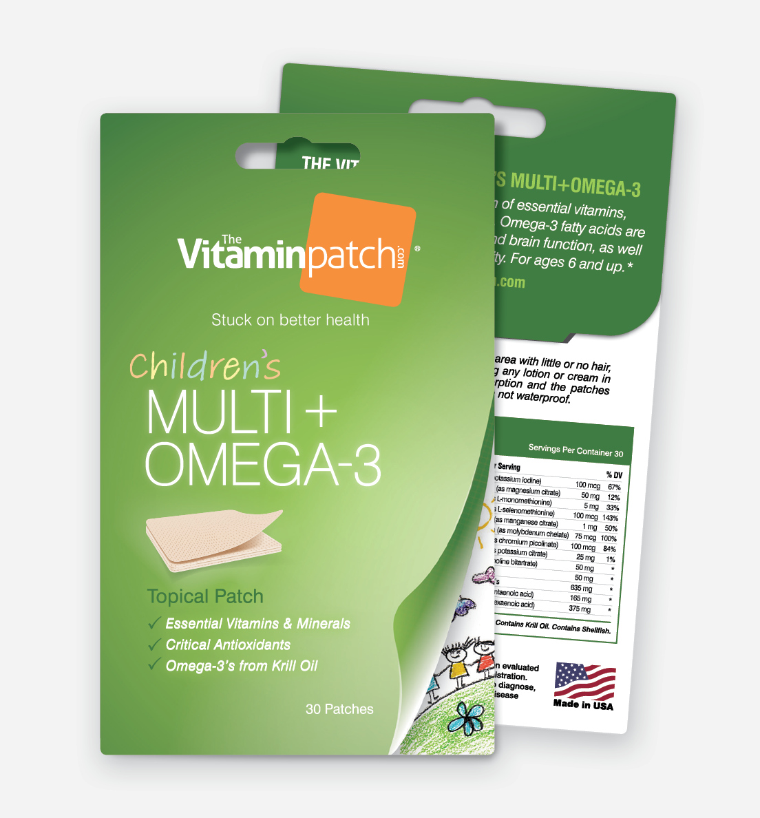 Children's Multi + Omega-3 Patch – The Vitamin Patch